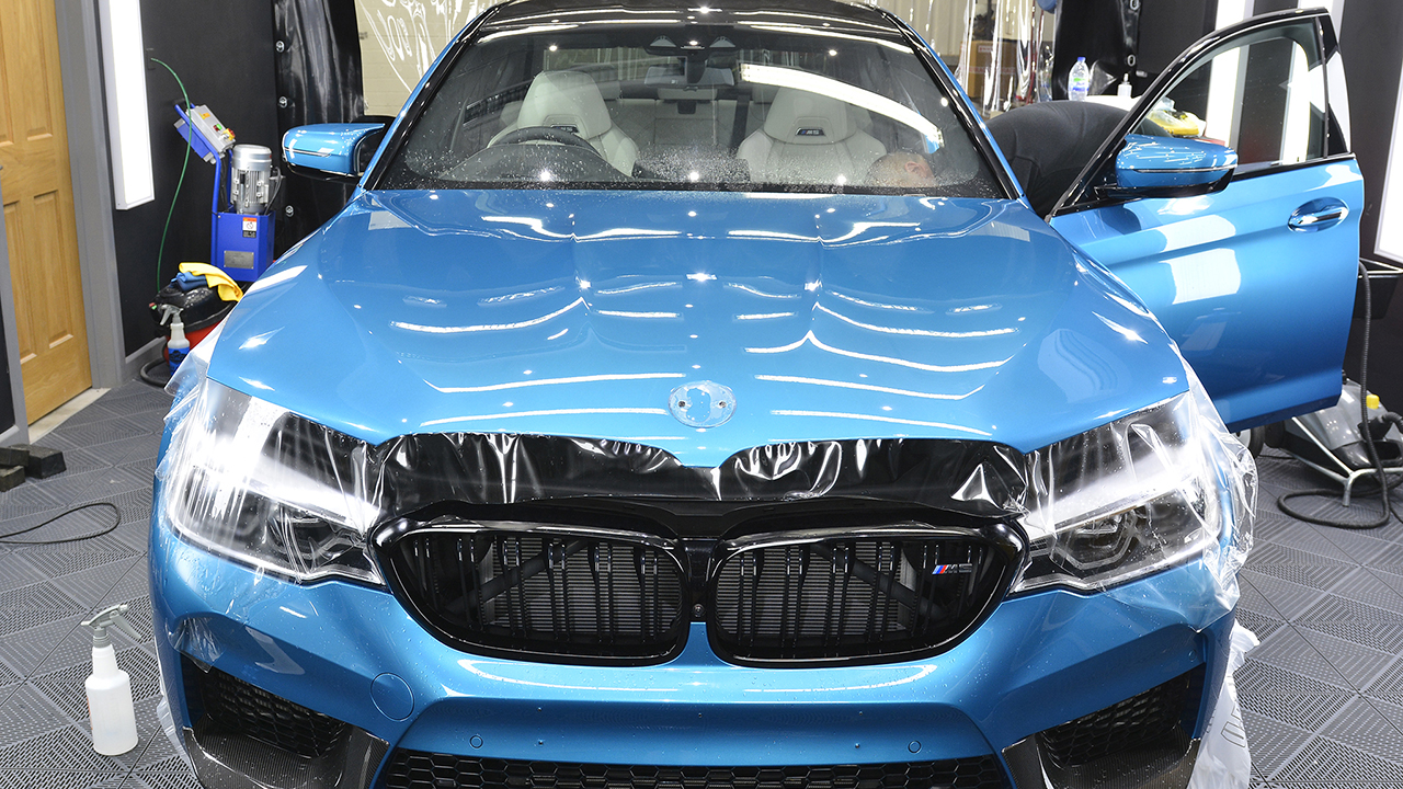 2018 BMW M5 Snapper Rocks Blue Blue | New Car Detail & Xpel PPF