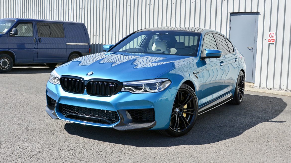 2018 BMW M5 Snapper Rocks Blue Blue | New Car Detail & Xpel PPF